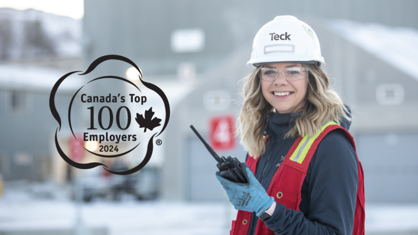 Teck Named as One of Canada’s Top 100 Employers