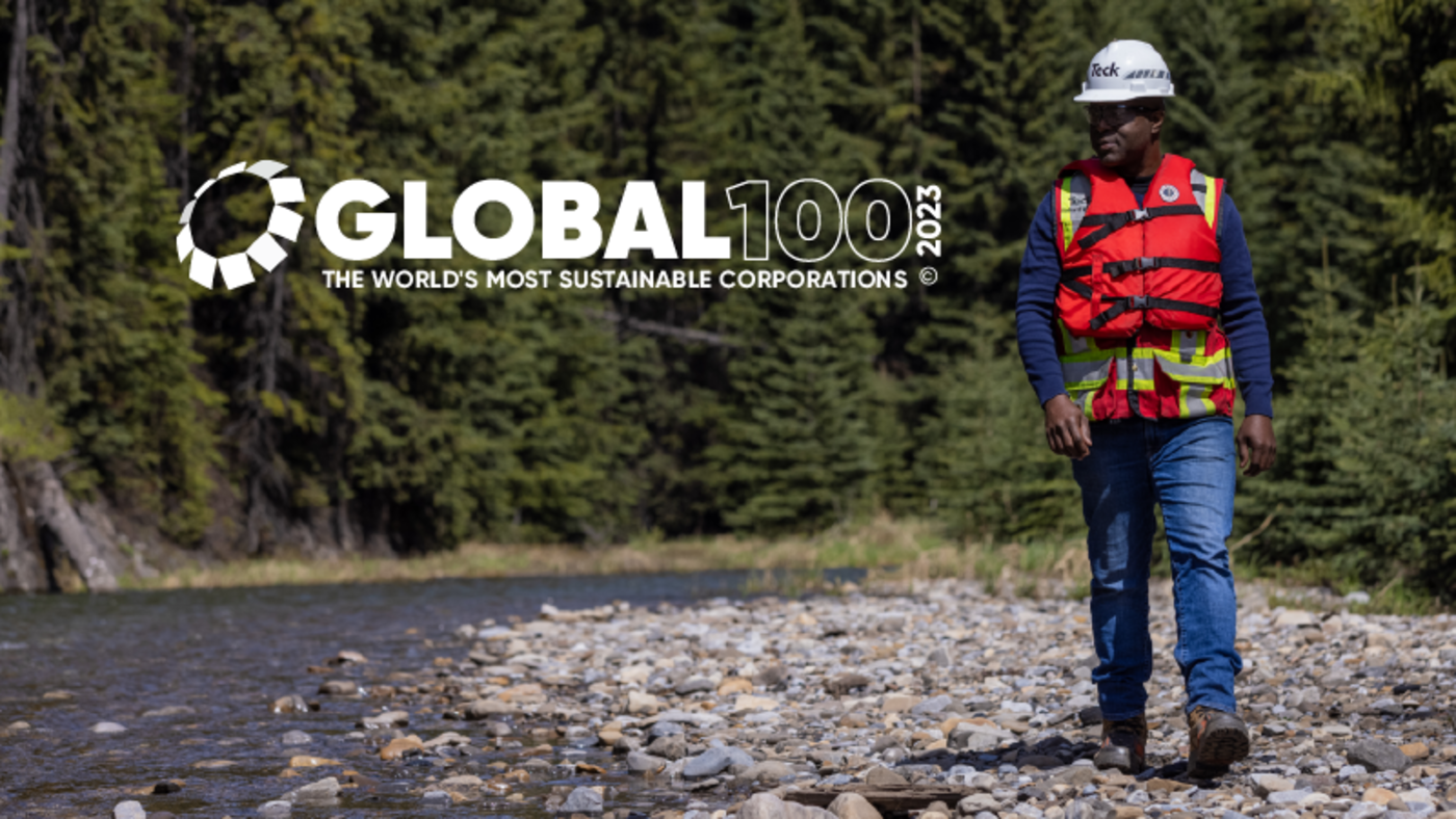 Teck Named to 2023 Global 100 Most Sustainable Corporations List